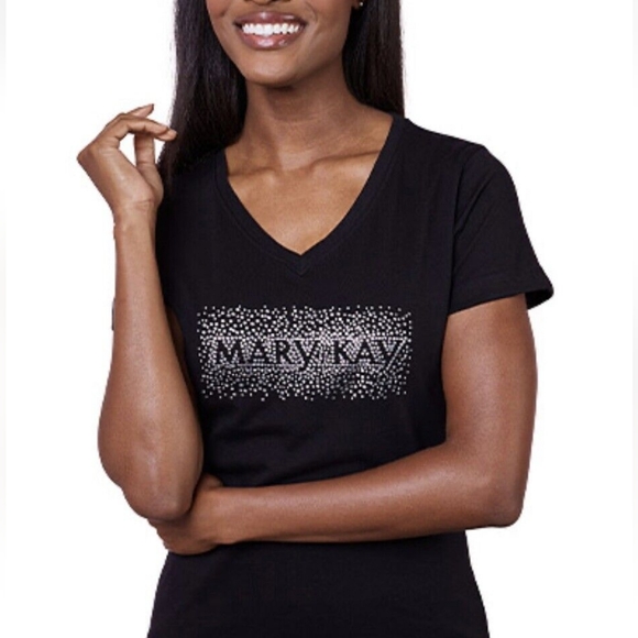 Mary Kay | Tops | Mary Kay Rhinestone Splash Tee | Poshmark